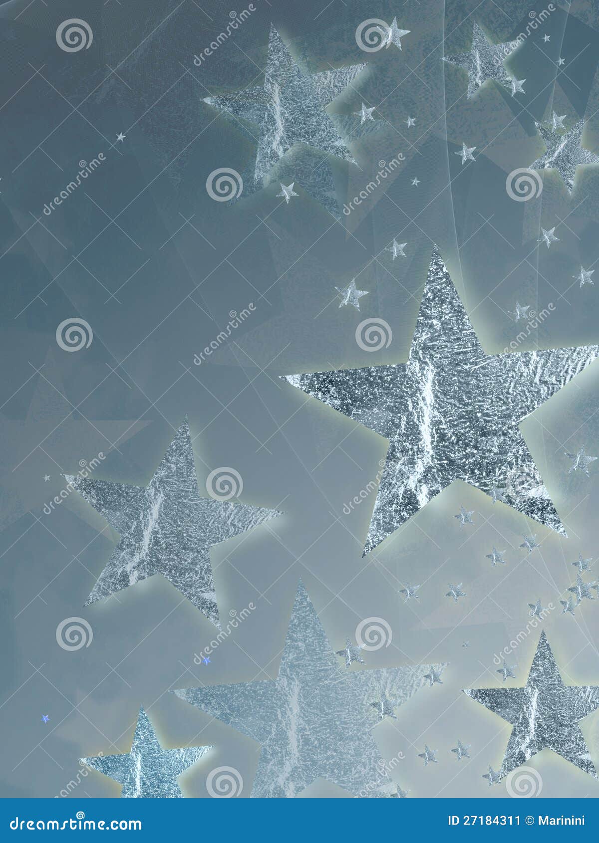 Shining silver stars stock illustration. Illustration of beautiful ...