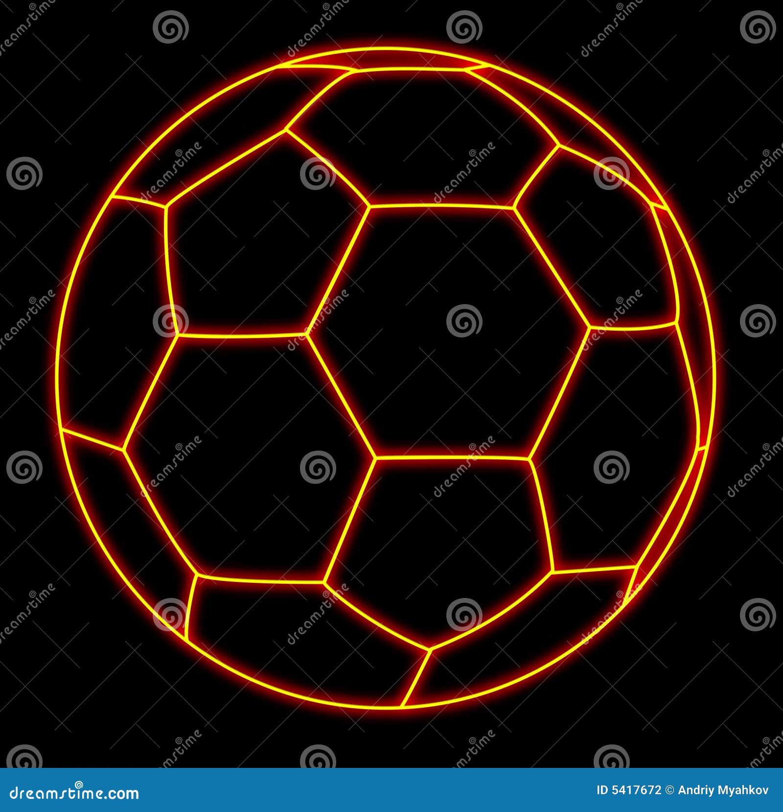 Shining soccerball stock illustration. Illustration of championship ...