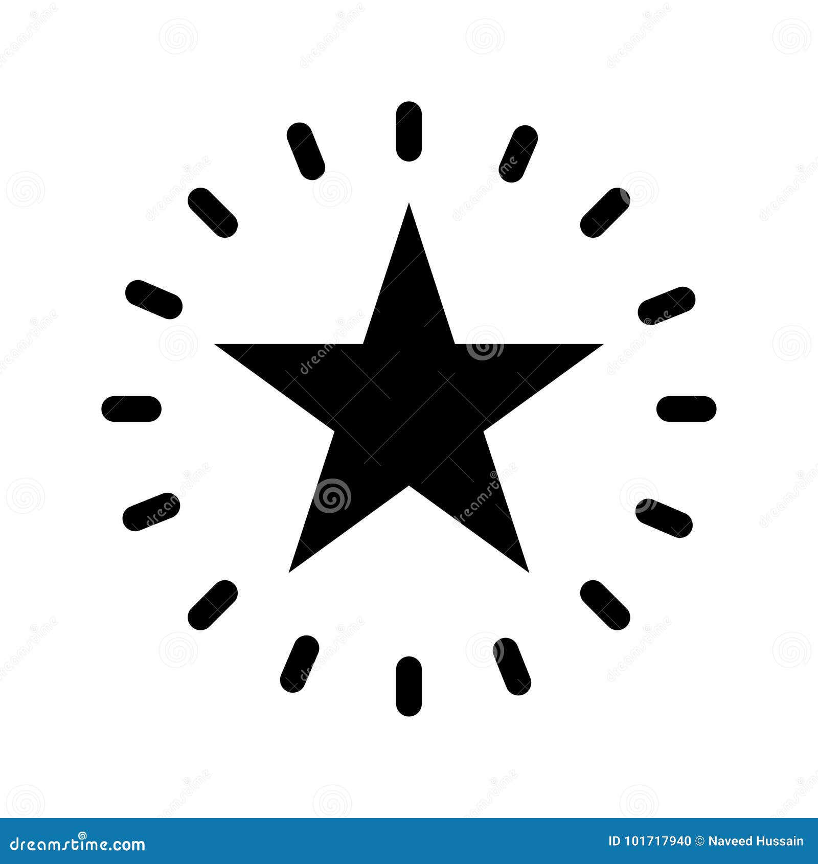Shining star icon stock illustration. Illustration of sparkle - 101717940