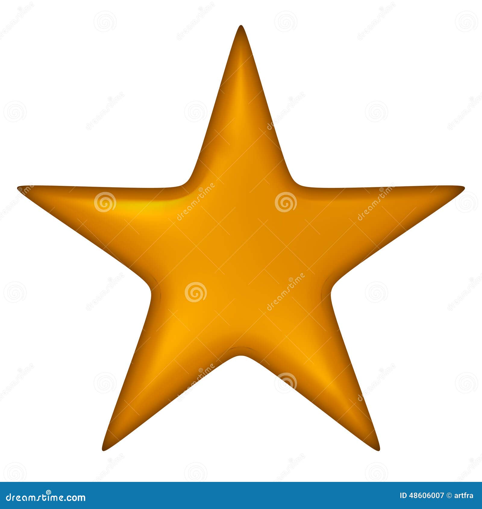 Shining star stock illustration. Illustration of orange - 48606007
