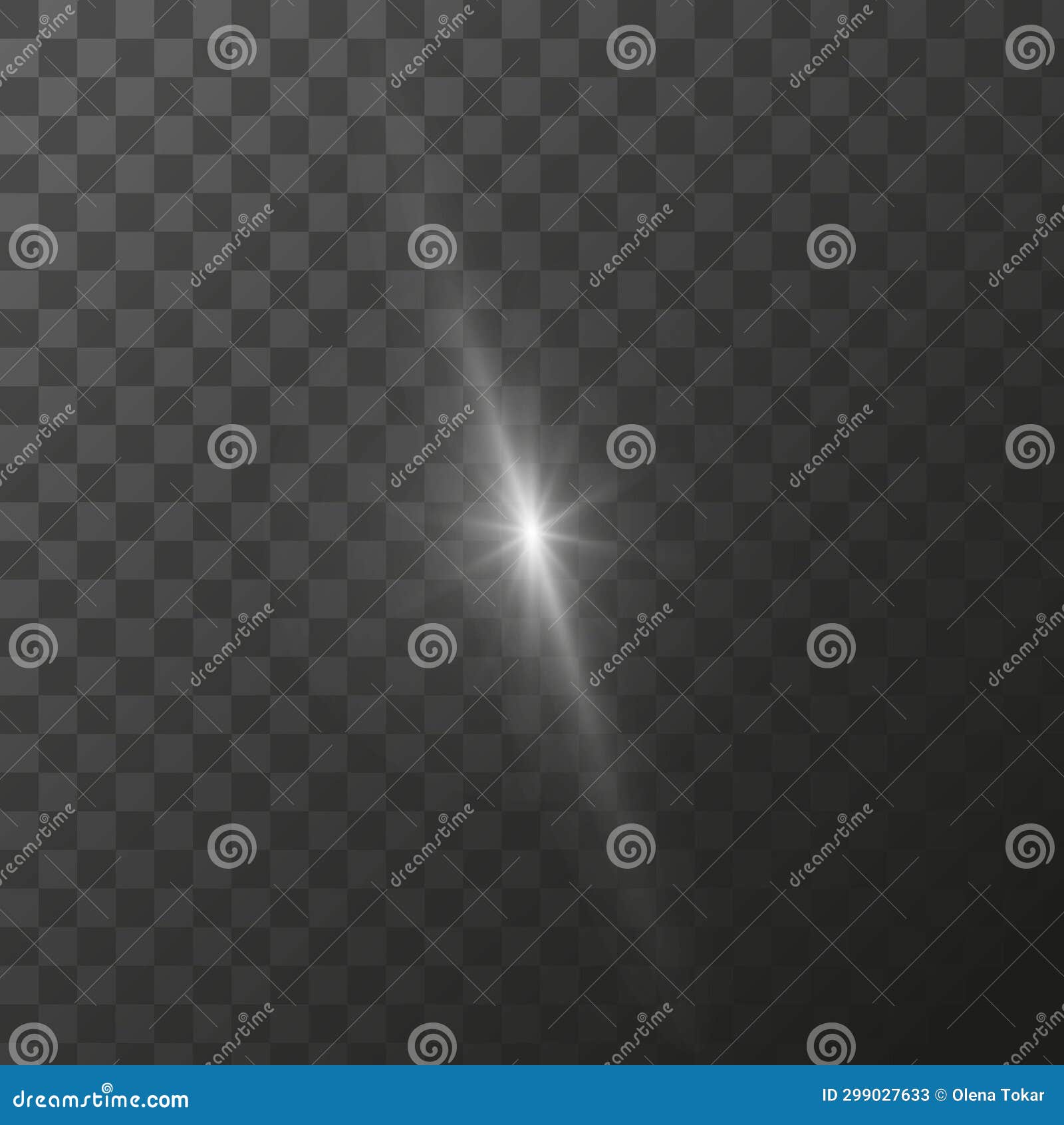 Shining Star Light Rays Glowing Particles. Vector Special Effect on a ...