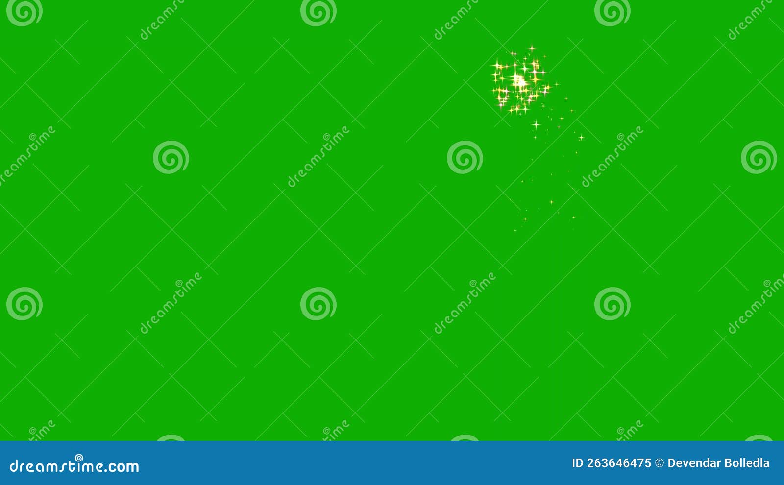 Shining Star Particles Stream Motion Graphics with Green Screen ...