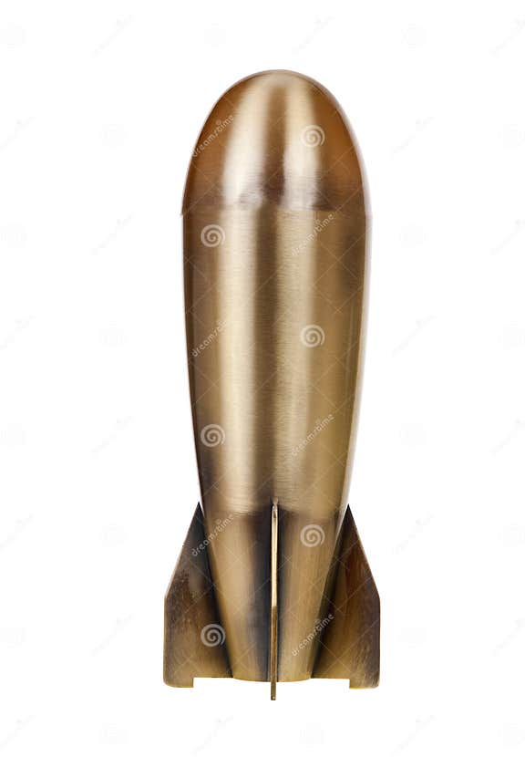 Shining steel bomb stock photo. Image of military, explosive - 27436826