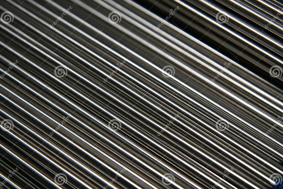 Shining Steel Pipes stock photo. Image of ring, line, steel - 3318194