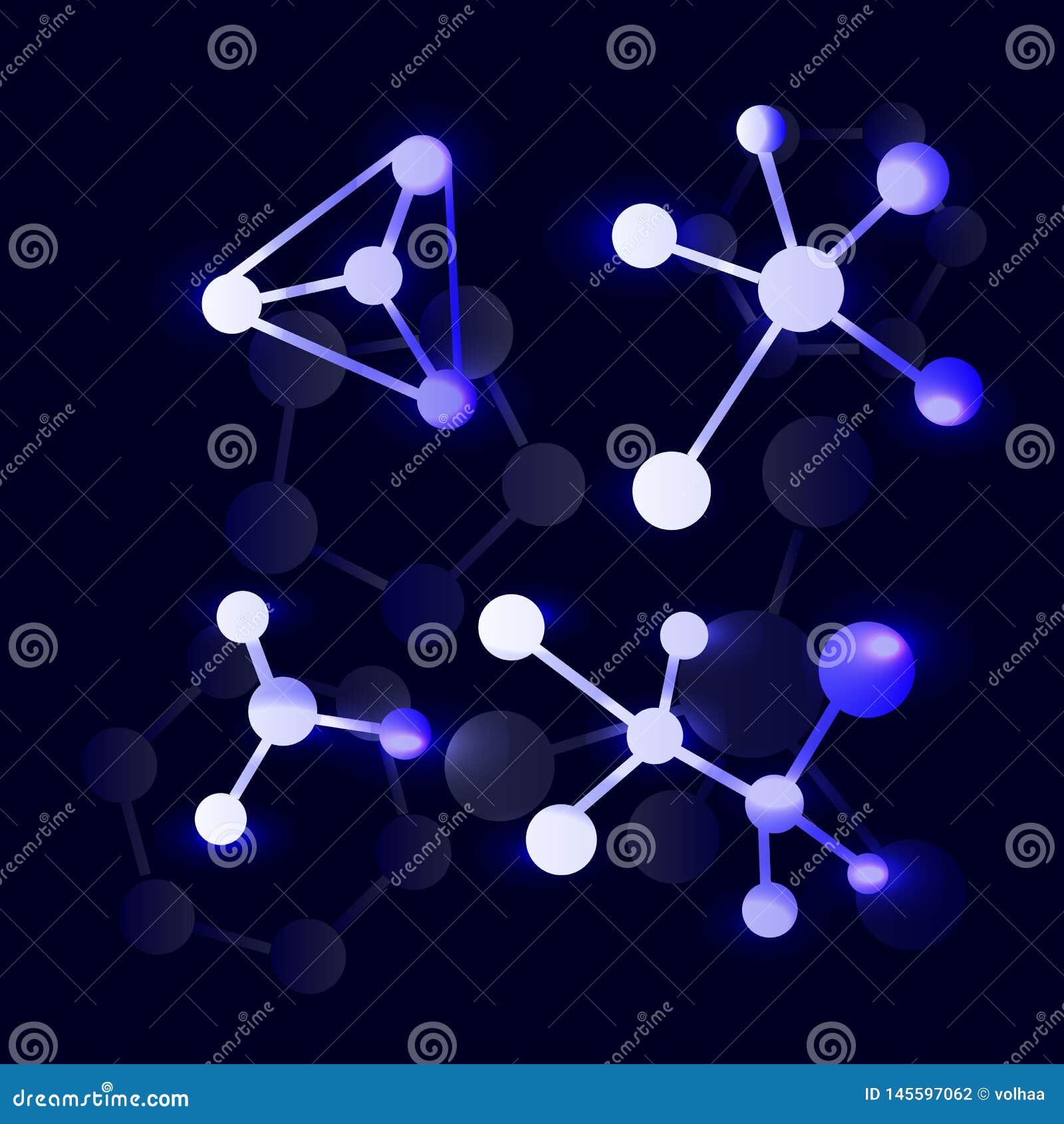 Structural Formulas Of The Main Saccharides Vector Illustration ...
