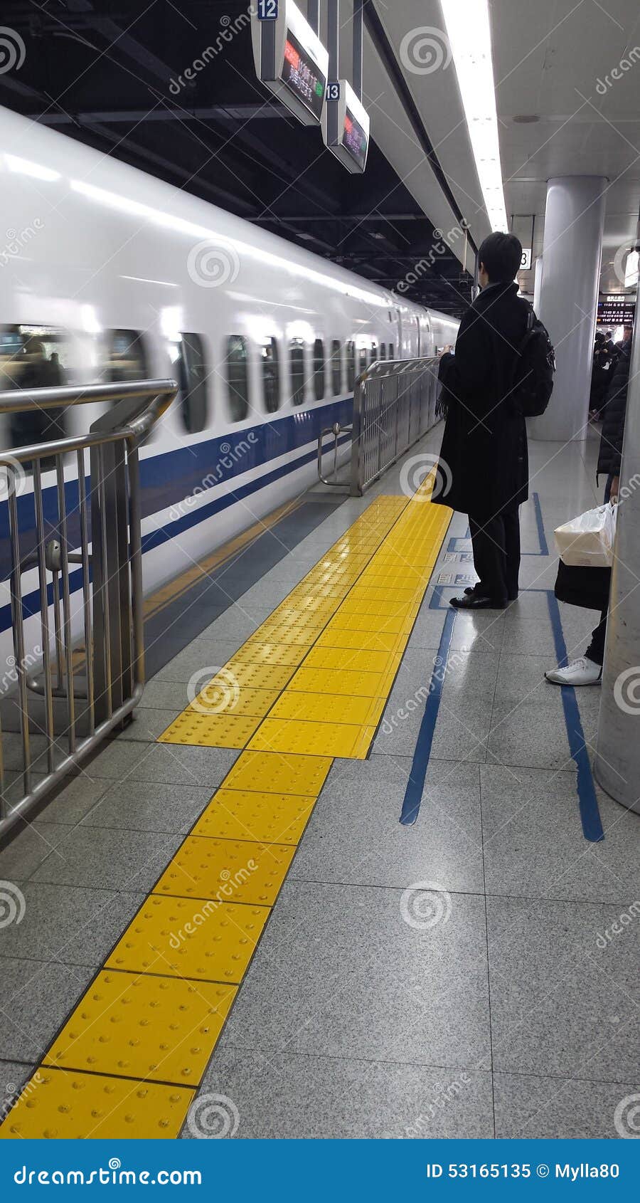 Japanese Station Master Working At Subway Train Editorial Photo ...