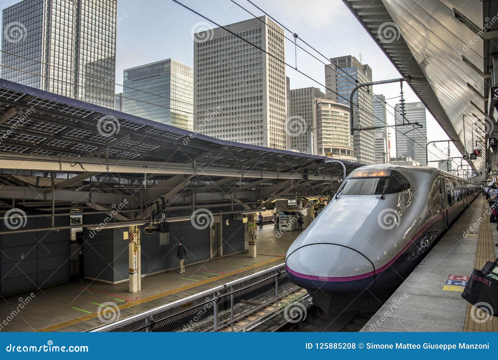 Shinkansen at Tokyo Railway Station, Japan Editorial Stock Photo ...