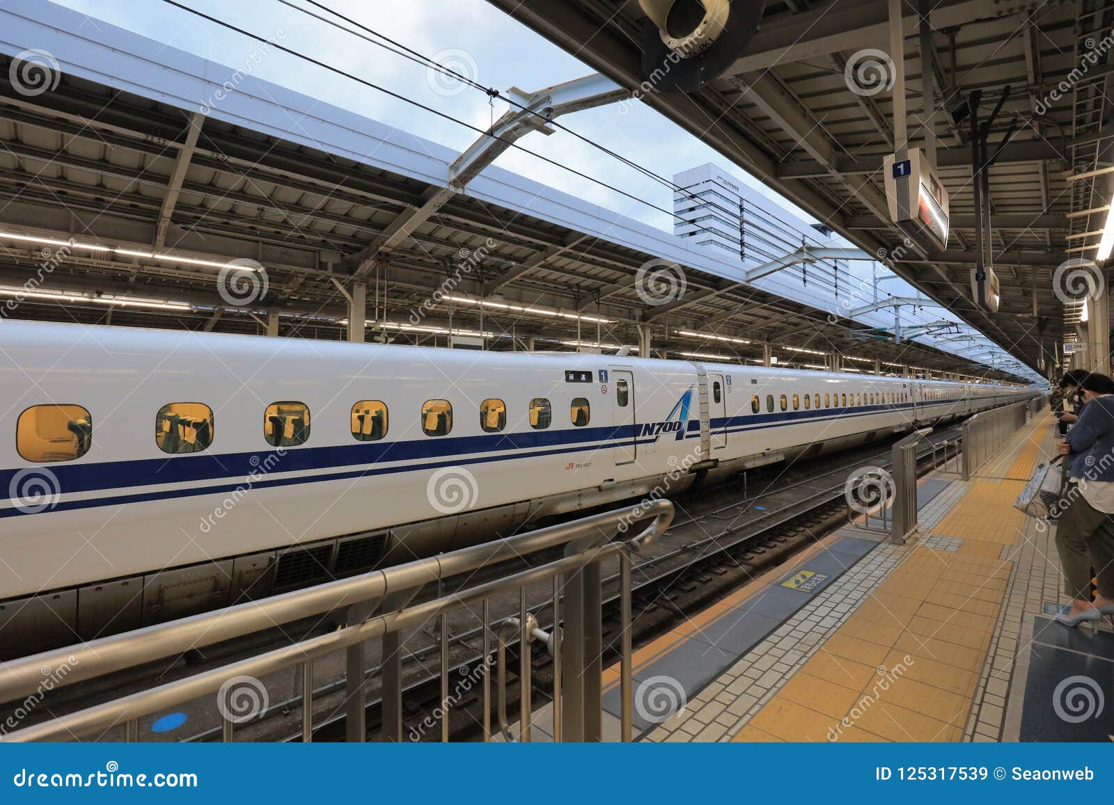 The Shinkansen Train Station at Shin Osaka Editorial Stock Image ...