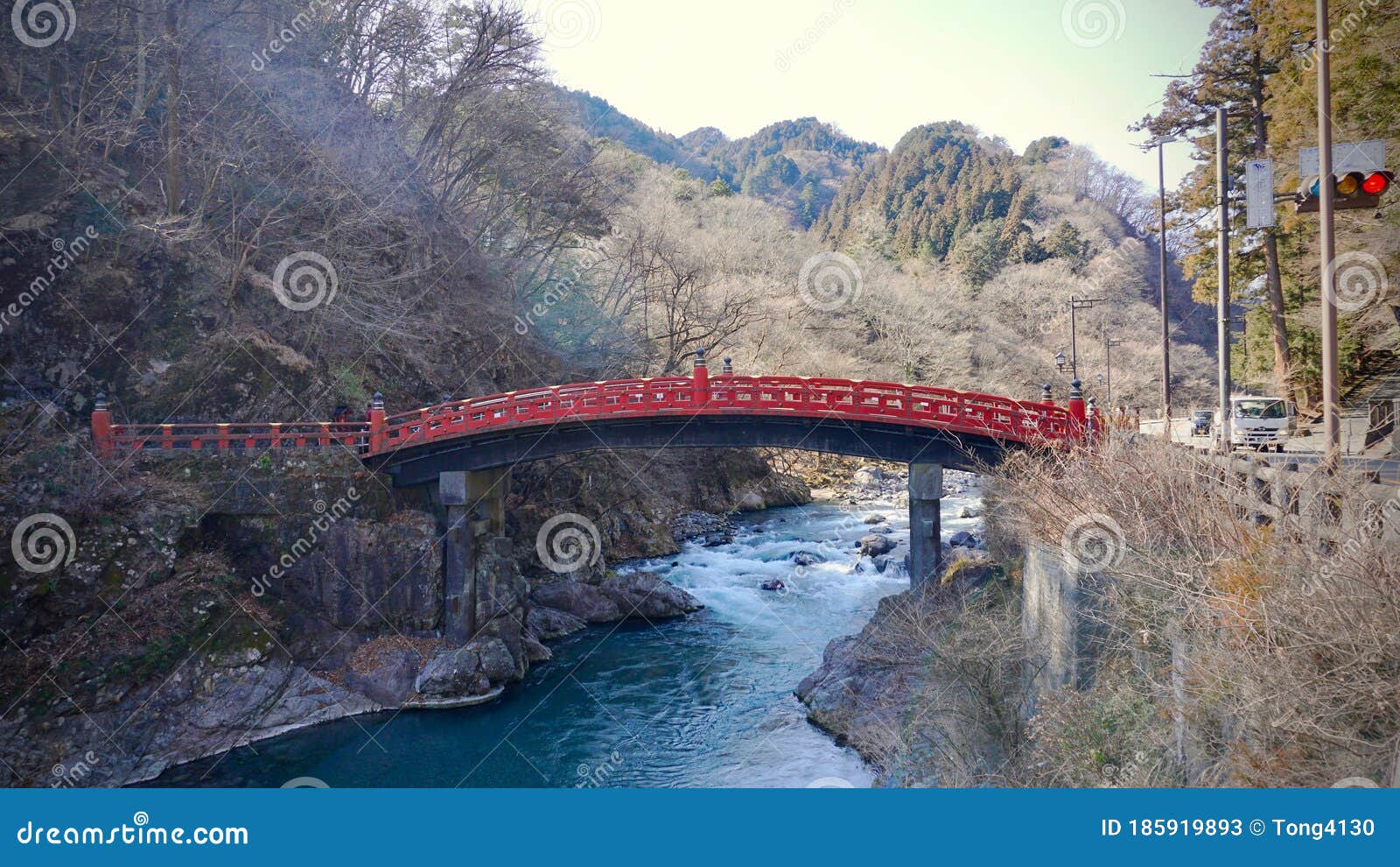 The Shinkyo Bridge at Nikko,japan Stock Image - Image of tochigi ...