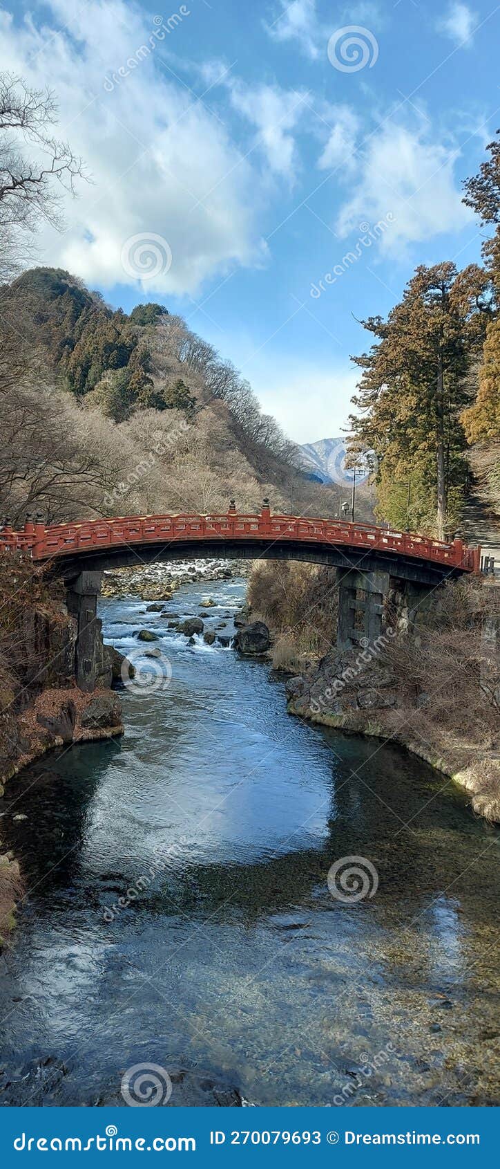 Shinkyo bridge Nikko Japan stock image. Image of japan - 270079693