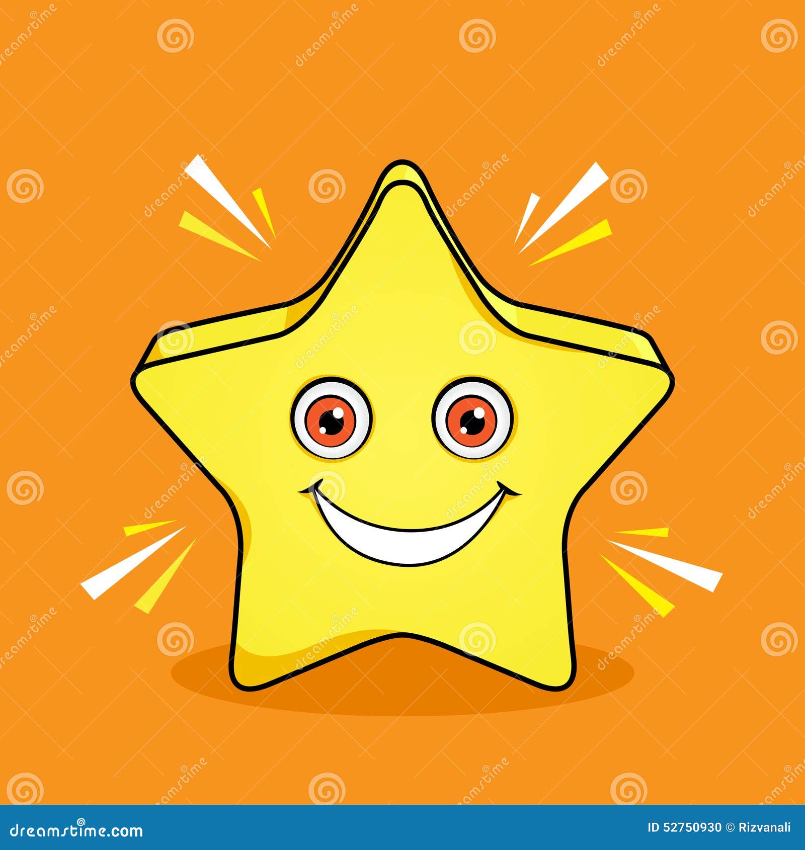 Shinning Star Mascot Cartoon Design Stock Vector - Illustration of clip ...