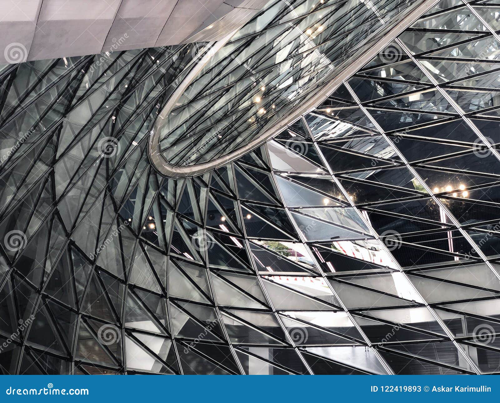 Shinny Glazed Funnel Double Curved. Stock Image - Image of curved ...