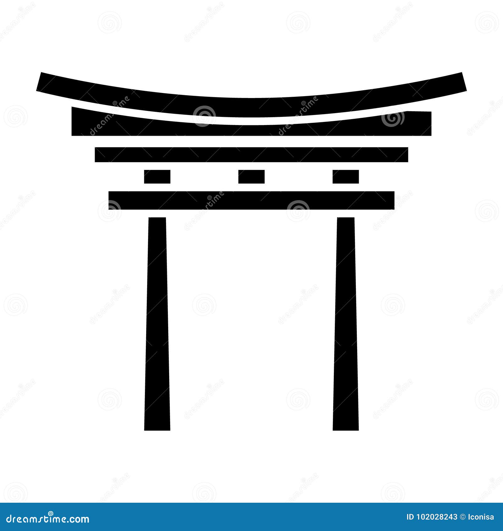 Shinto Icon Vector. Trendy Flat Shinto Icon From Religion Collection ...