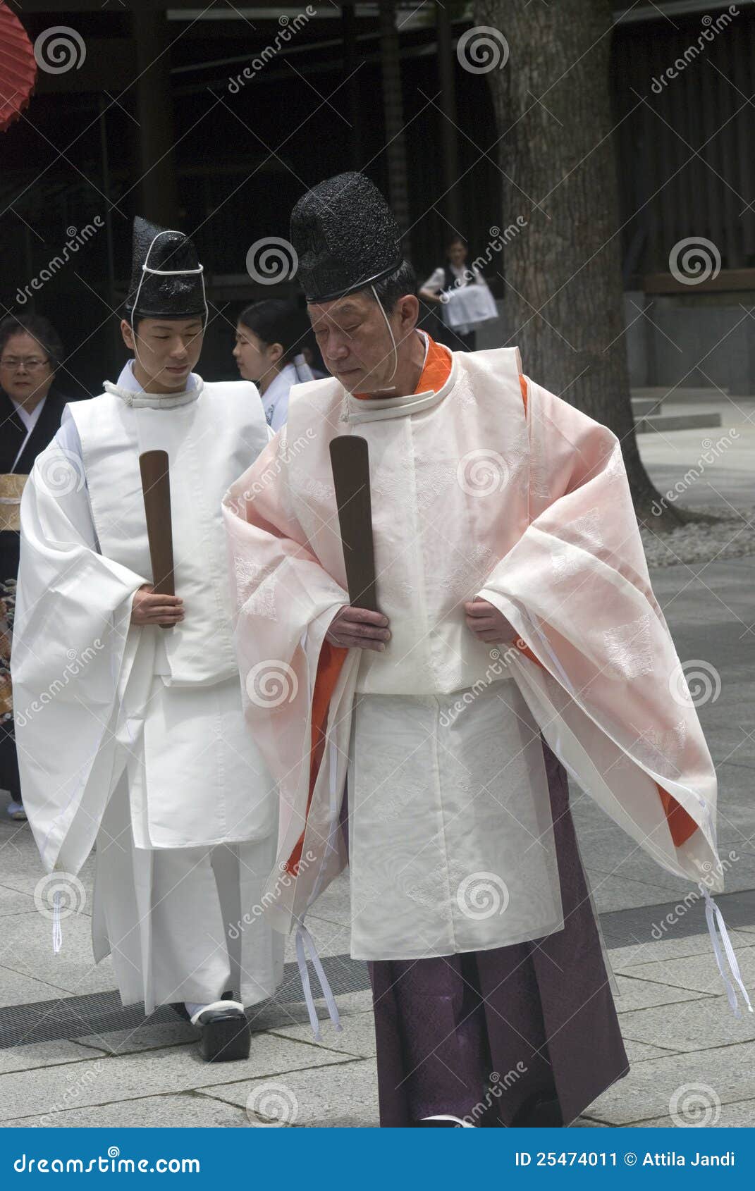 Shinto Priests, Tokyo, Japan Editorial Photo - Image of geiko ...