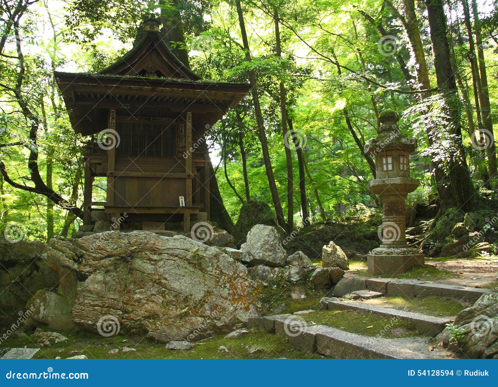 Shinto sanctuary stock photo. Image of park, asia, lantern - 54128594