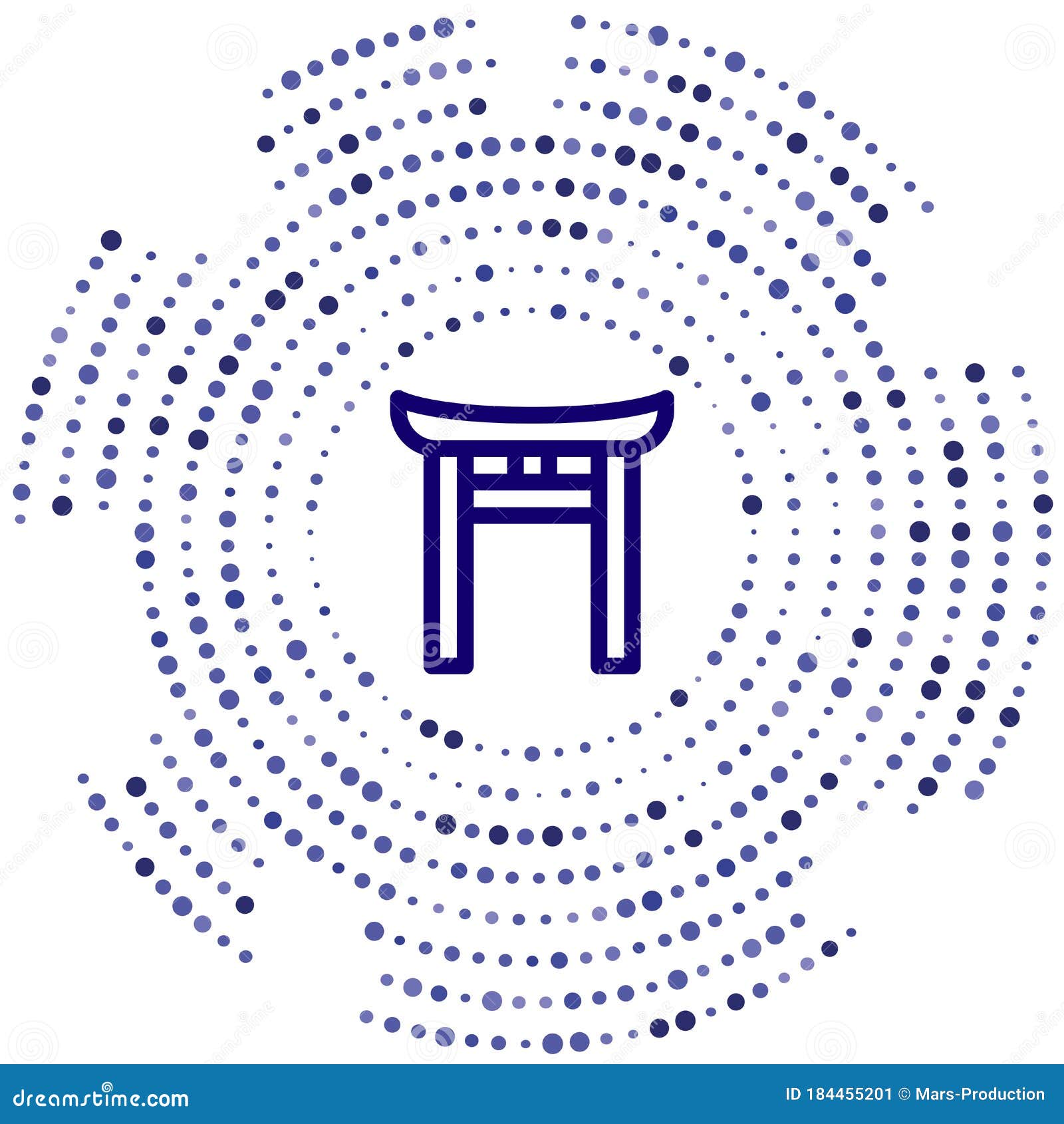 Shinto Vector Icon. Shinto Editable Stroke. Shinto Linear Symbol for ...