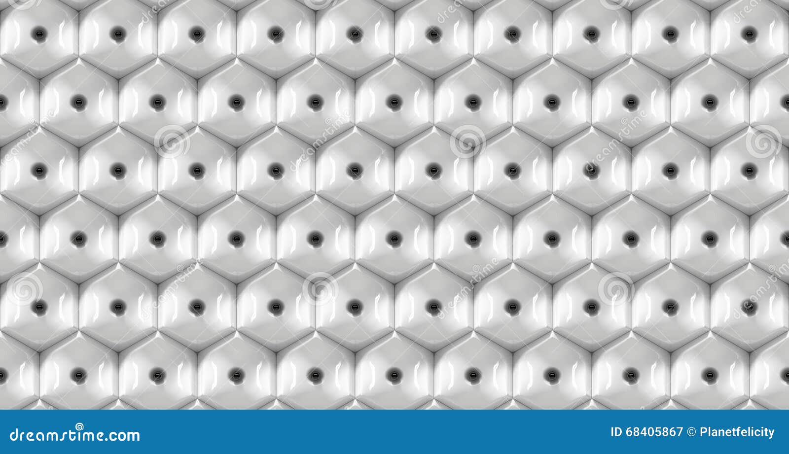 Shiny Abstract Background Pattern Made of White Hexagons and Tiny Black ...