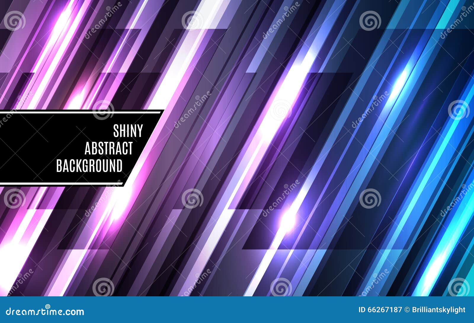 Shiny Abstract Blue Background Stock Vector - Illustration of dark ...