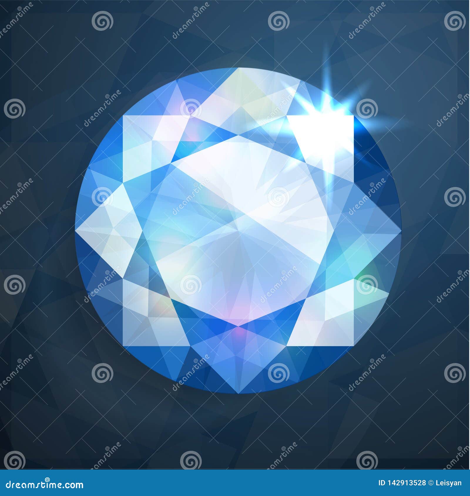 Shiny gemstone stock illustration. Illustration of design - 142913528