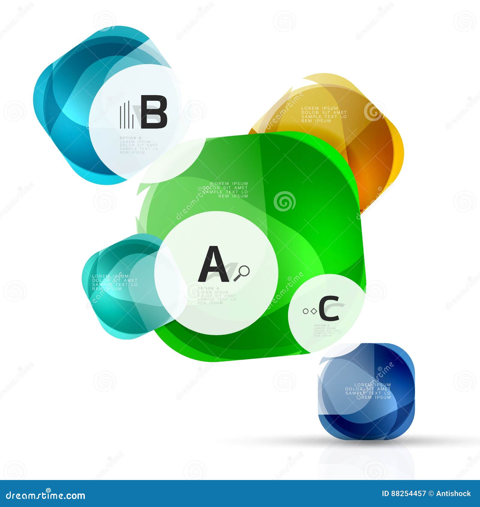 Shiny abstract elements stock illustration. Illustration of design ...