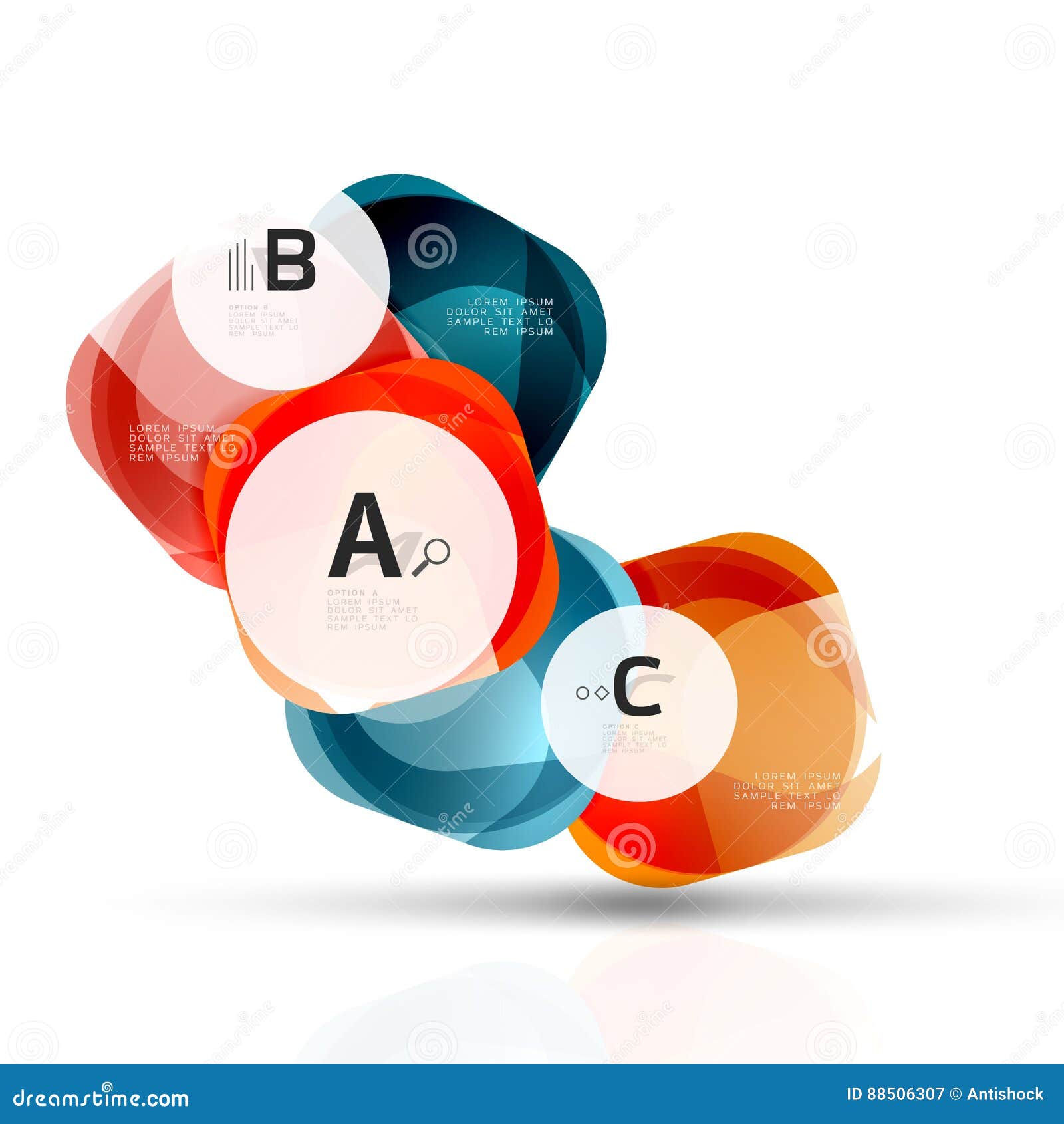 Shiny abstract elements stock illustration. Illustration of cool - 88506307