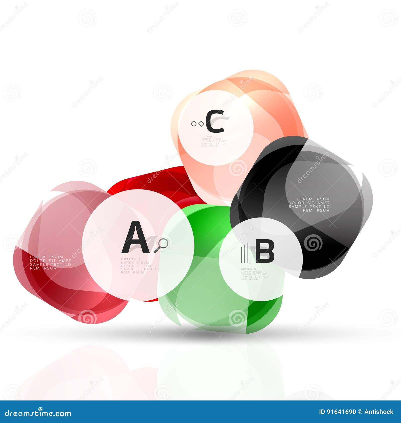 Shiny abstract elements stock vector. Illustration of digital - 91641690