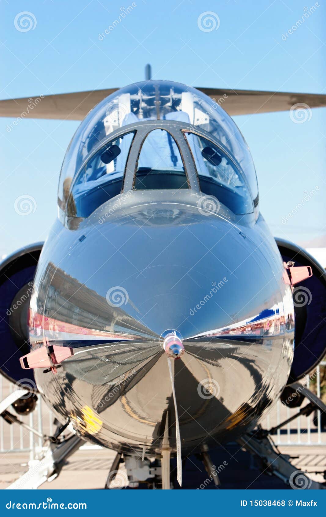 Shiny airplane stock photo. Image of airforce, plane - 15038468
