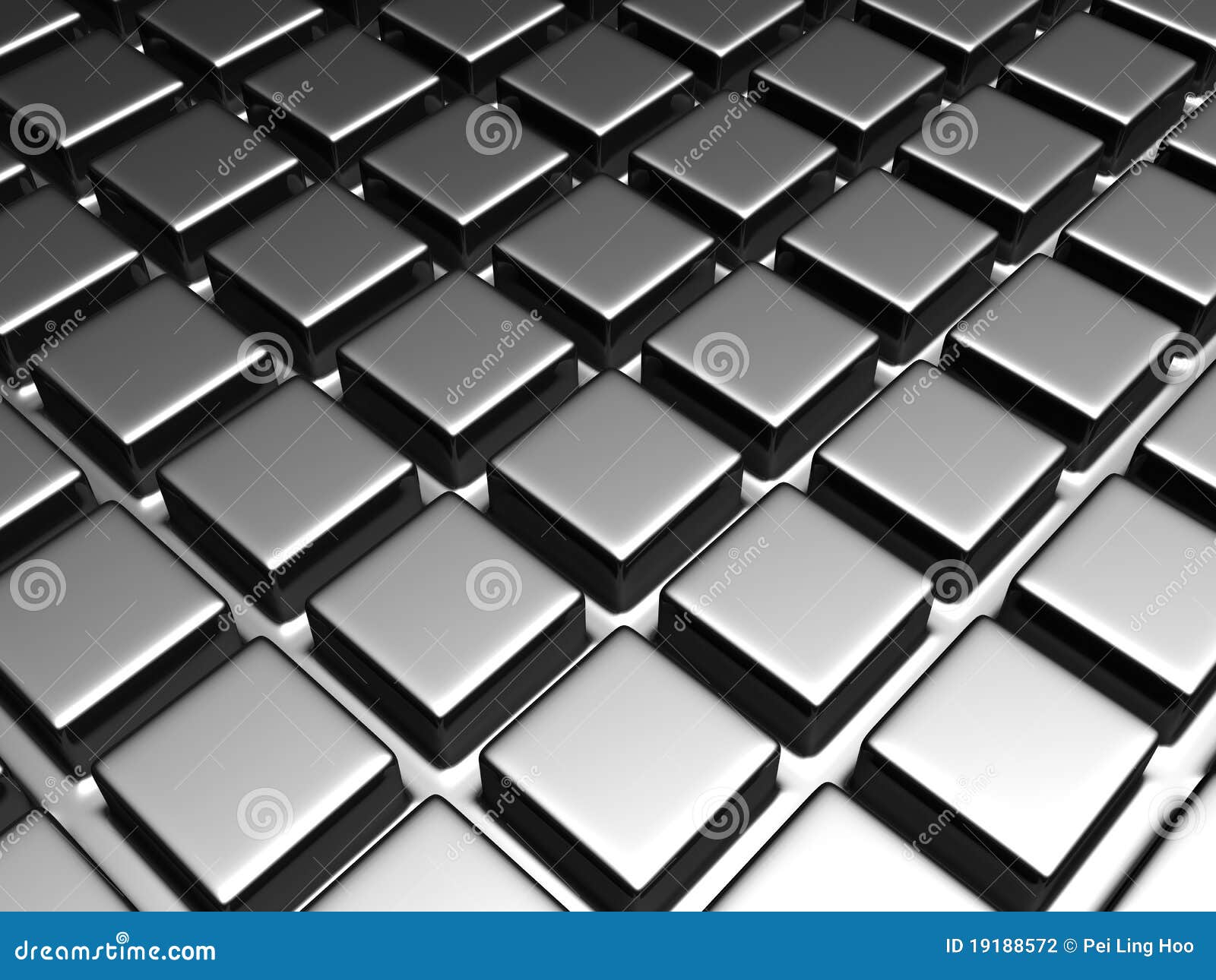 Shiny Aluminum Square Pattern Background Stock Illustration ...