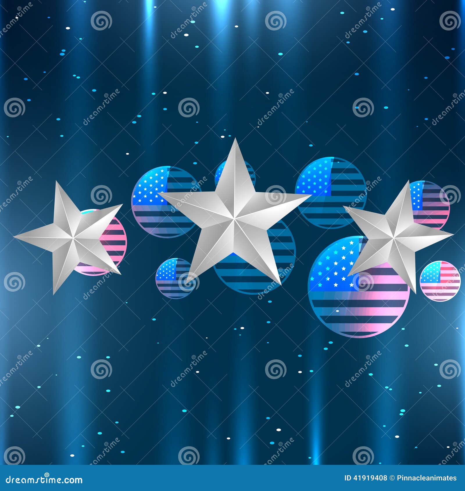 Shiny american flag design stock vector. Illustration of freedom - 41919408