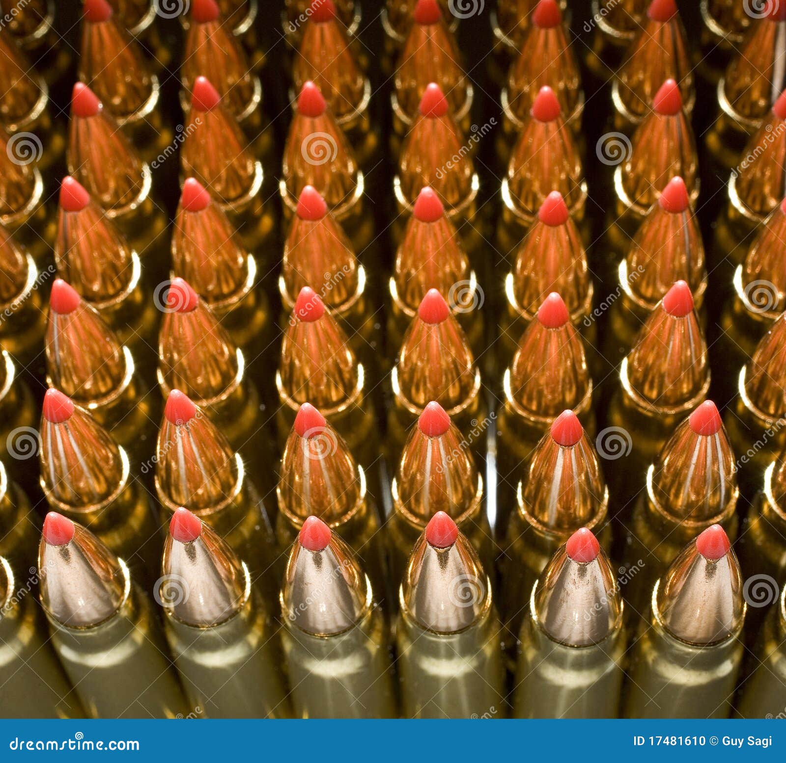 Shiny ammunition stock photo. Image of backlighting, cartridges - 17481610