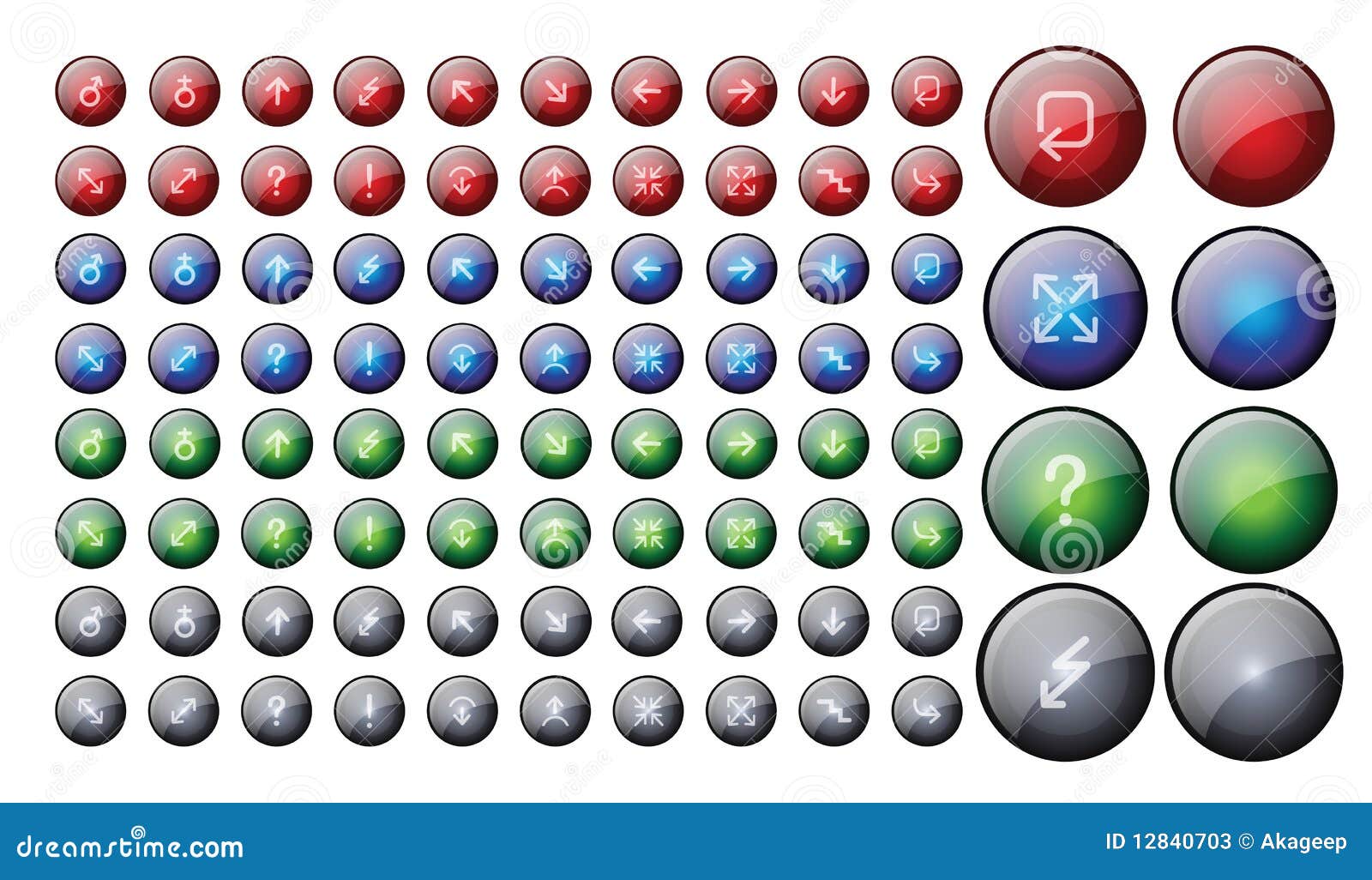 Shiny arrow icons stock illustration. Illustration of generated - 12840703