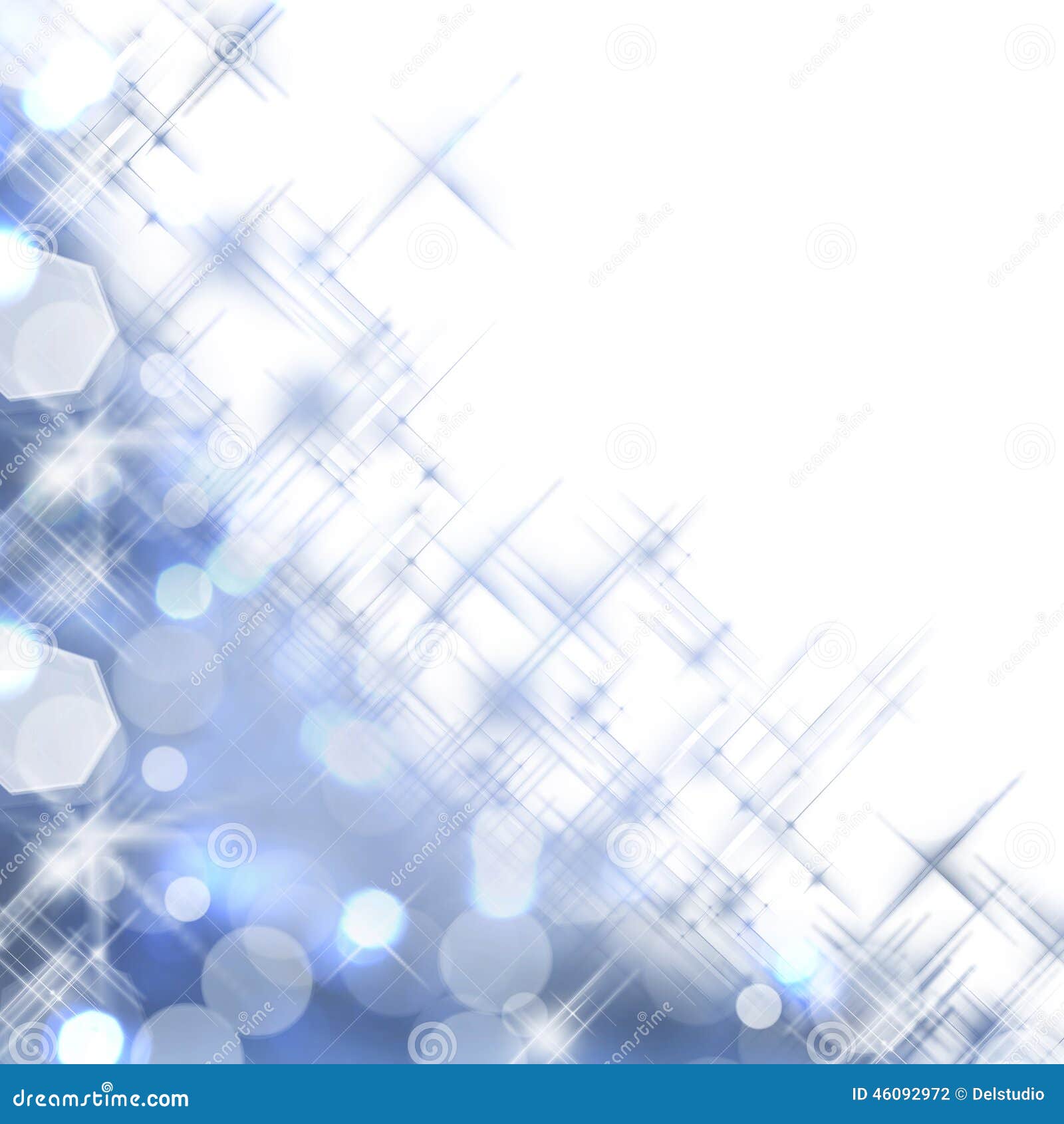 Shiny Background of Pastel Blue Lights Stock Photo - Image of beautiful ...