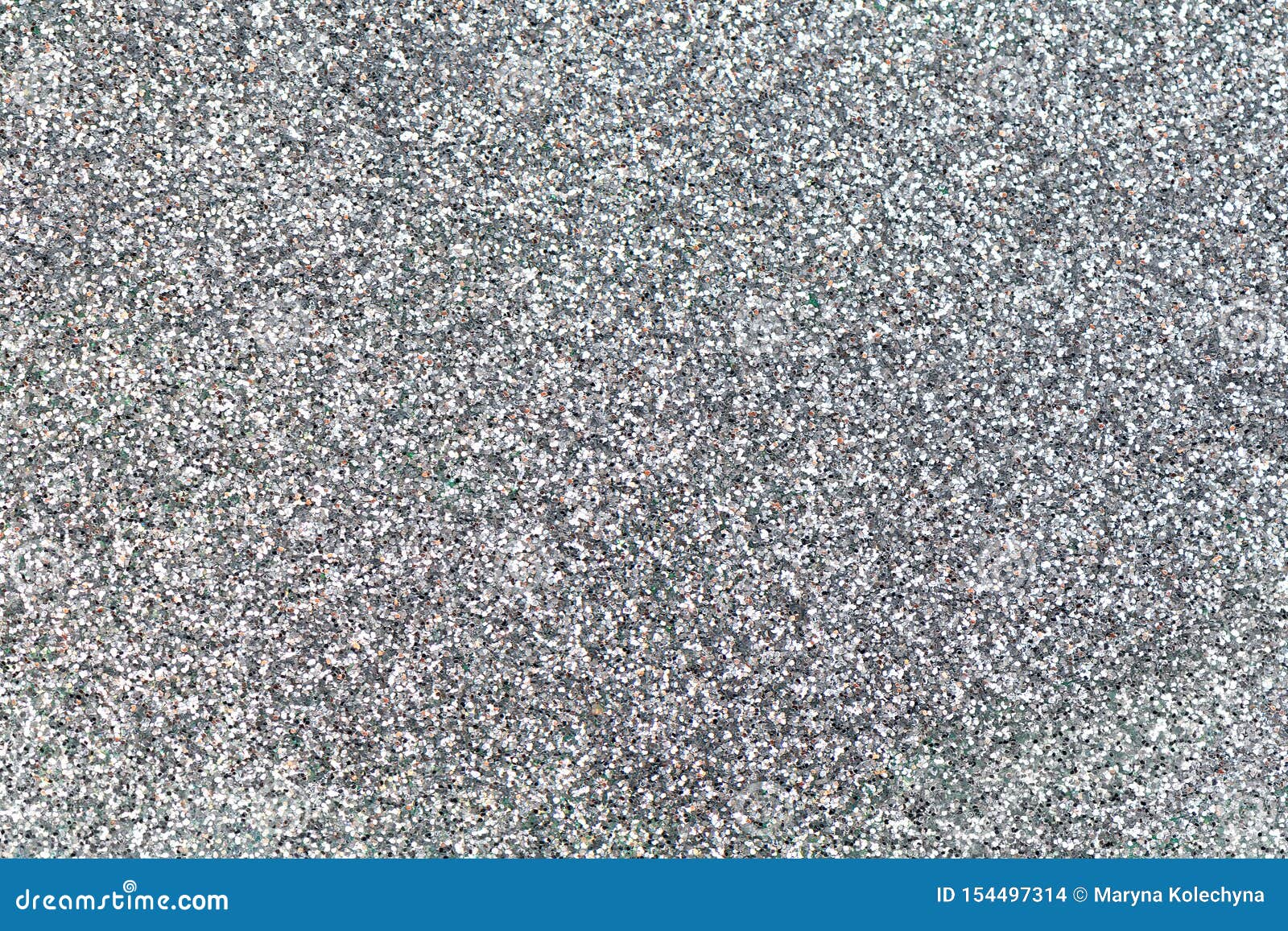 Shiny Background with Silver Glitter Close Up Stock Photo - Image of ...