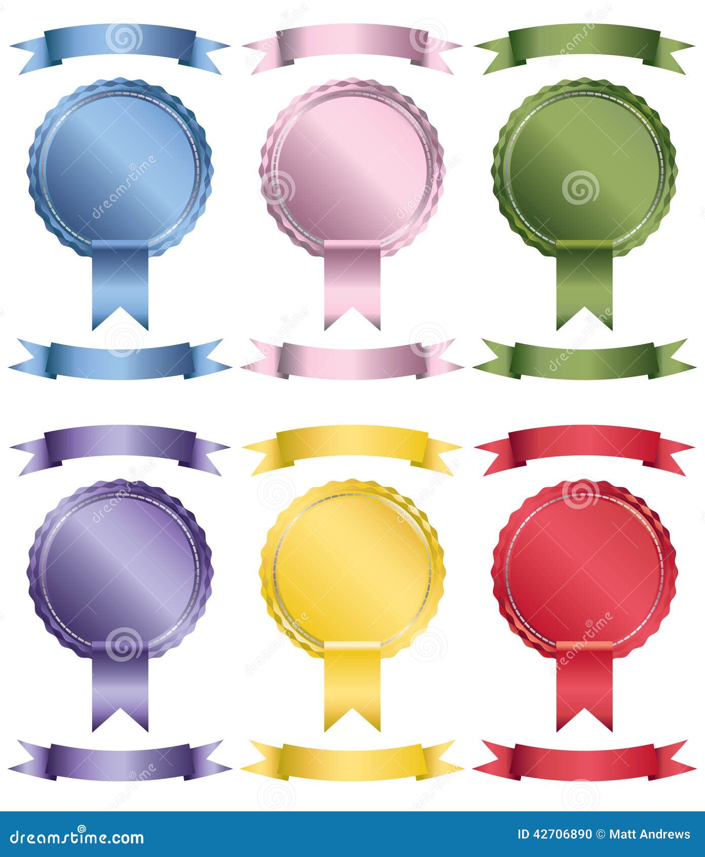 Shiny badges stock vector. Illustration of emblem, symbol - 42706890