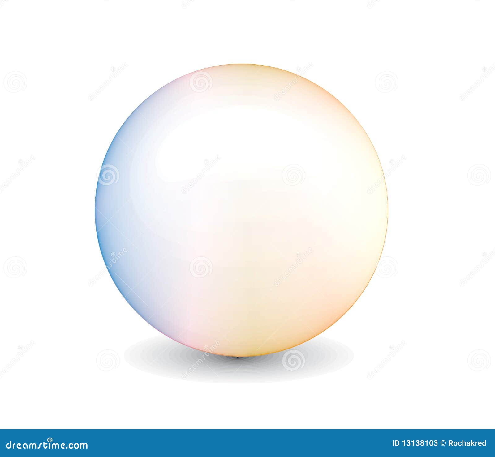 Shiny ball stock vector. Illustration of magnifying, glass - 13138103