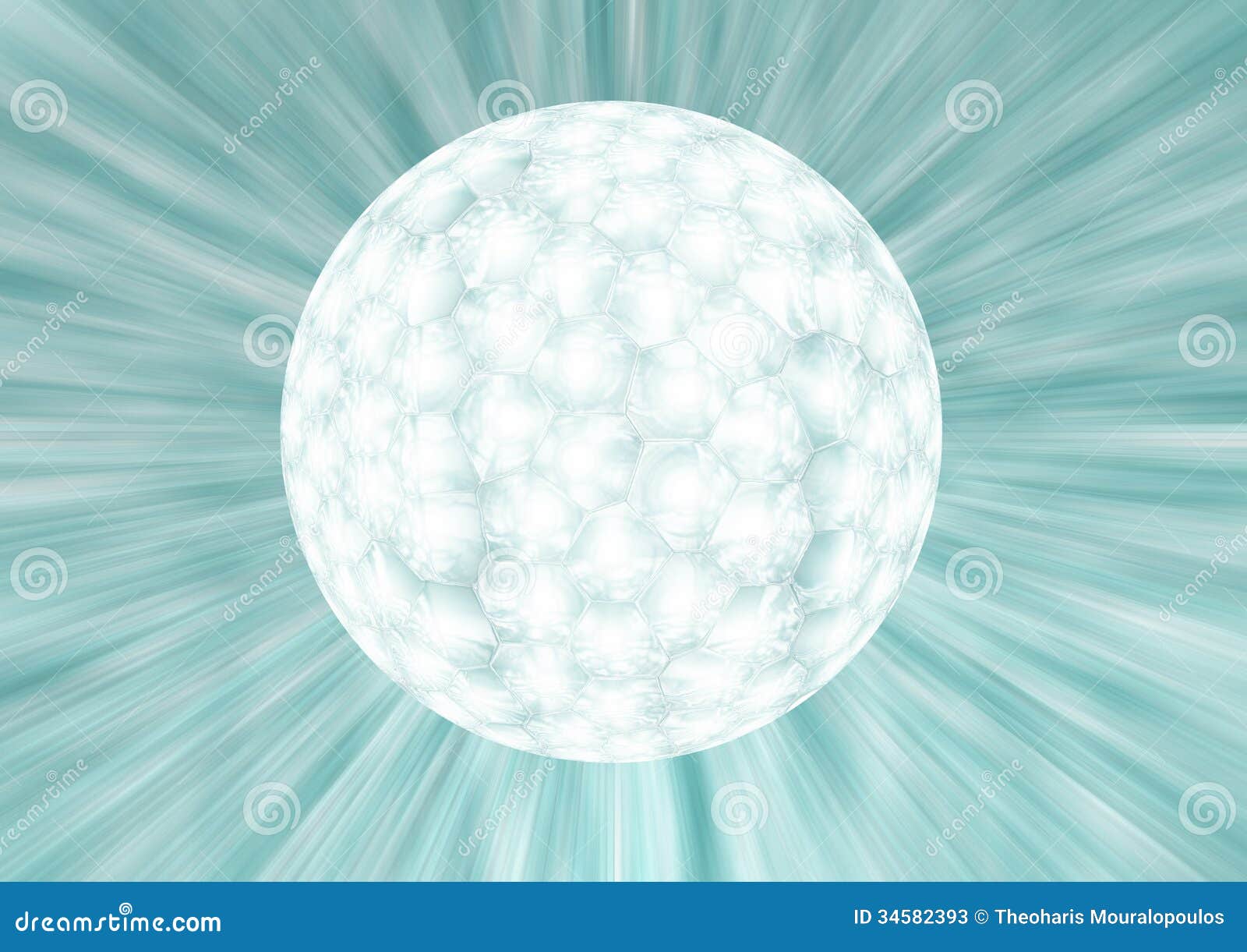 Shiny ball stock illustration. Illustration of abstract - 34582393