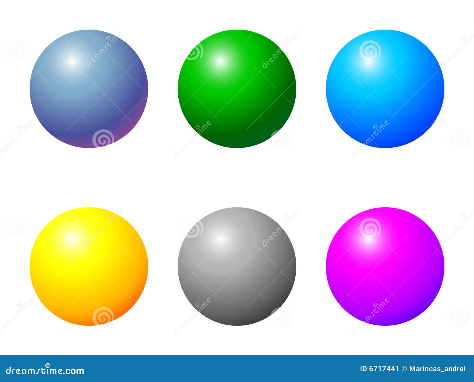 Shiny balls stock vector. Illustration of ball, circle - 6717441