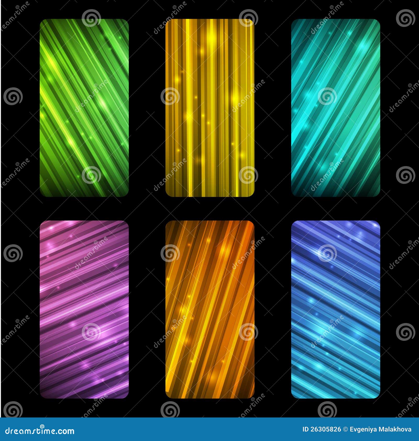 Shiny banners stock vector. Illustration of starry, header - 26305826