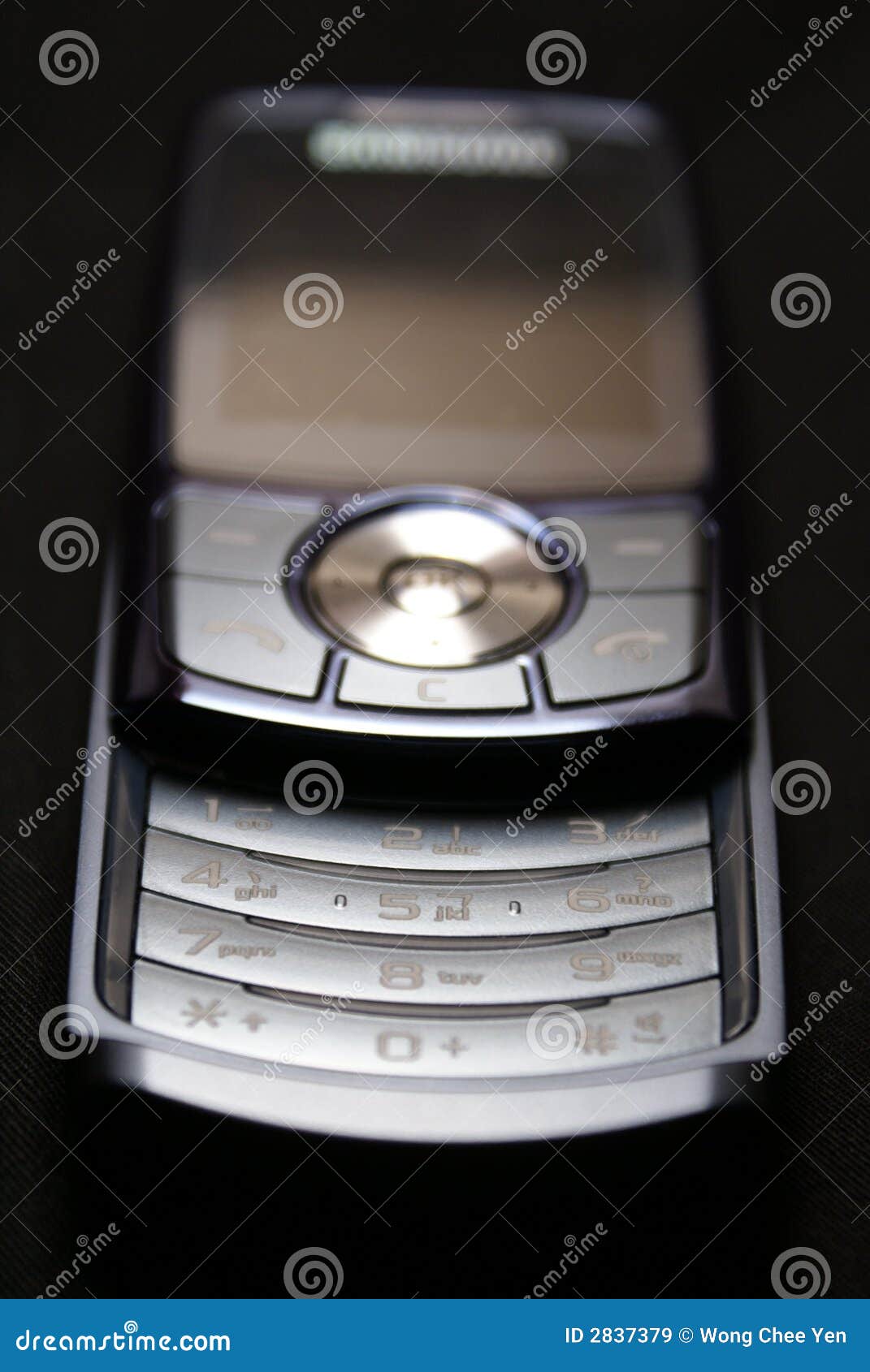 Shiny black phone stock image. Image of metallic, mobile - 2837379
