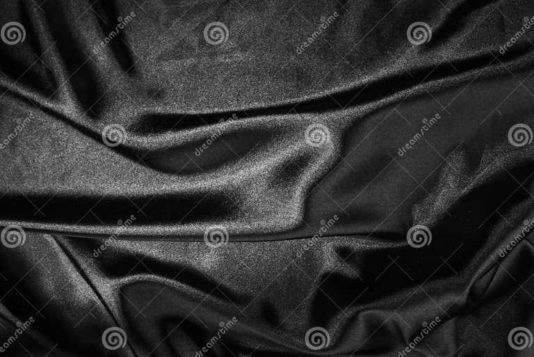 Shiny black satin fabric stock image. Image of silk, textile - 38426305