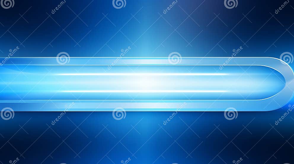 A Shiny Blue Button on a Dark Background Stock Illustration ...