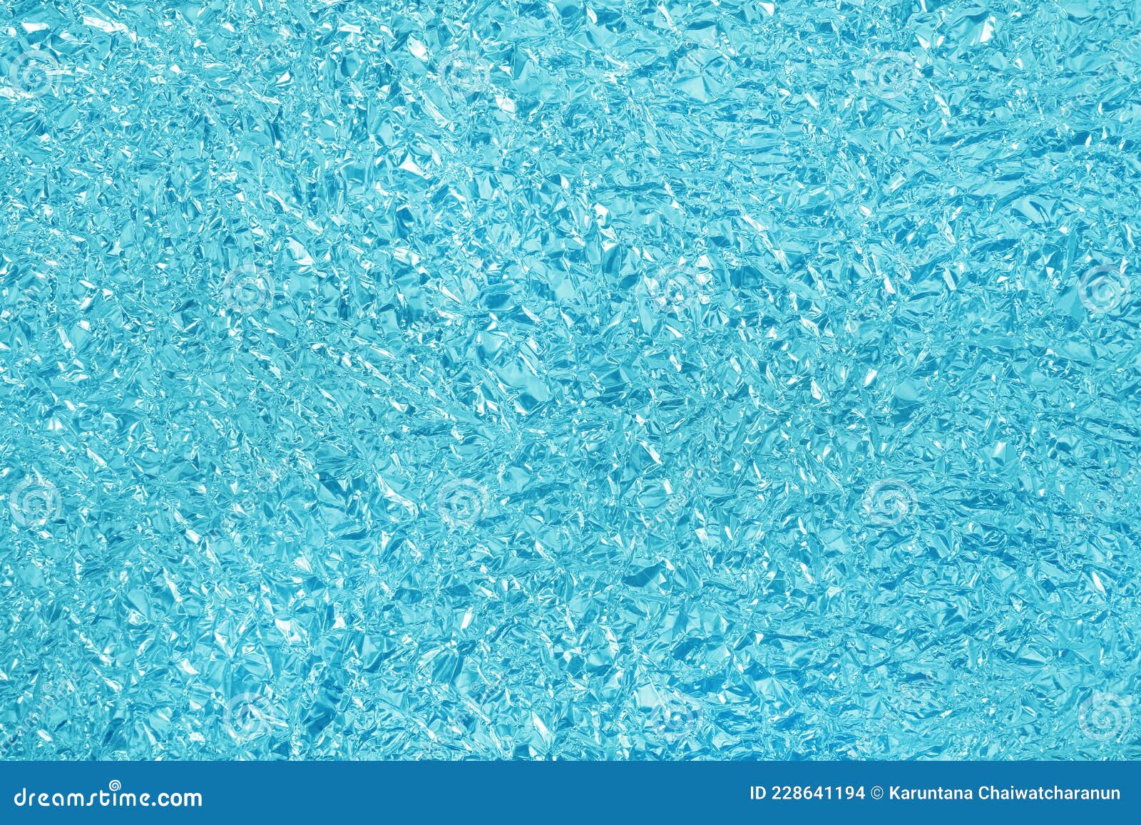 Shiny Blue Cyan Foil Texture Background, Pattern of Wrapping Paper with ...