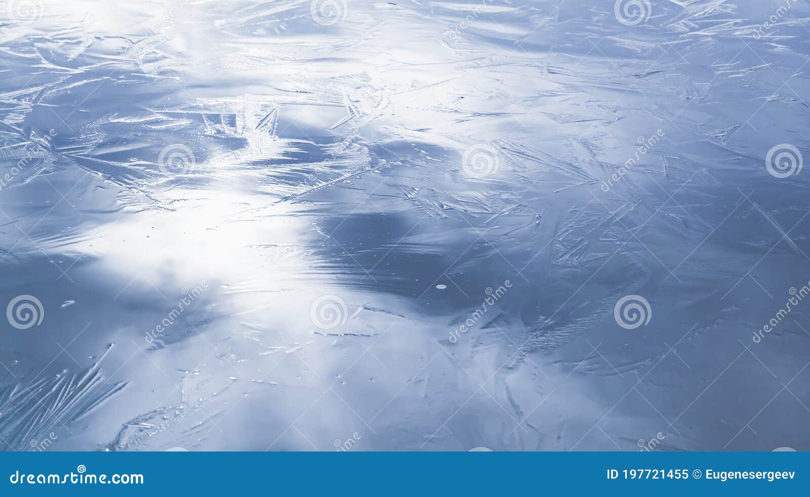 Shiny Blue Ice Surface, Natural Background Photo Stock Image - Image of ...