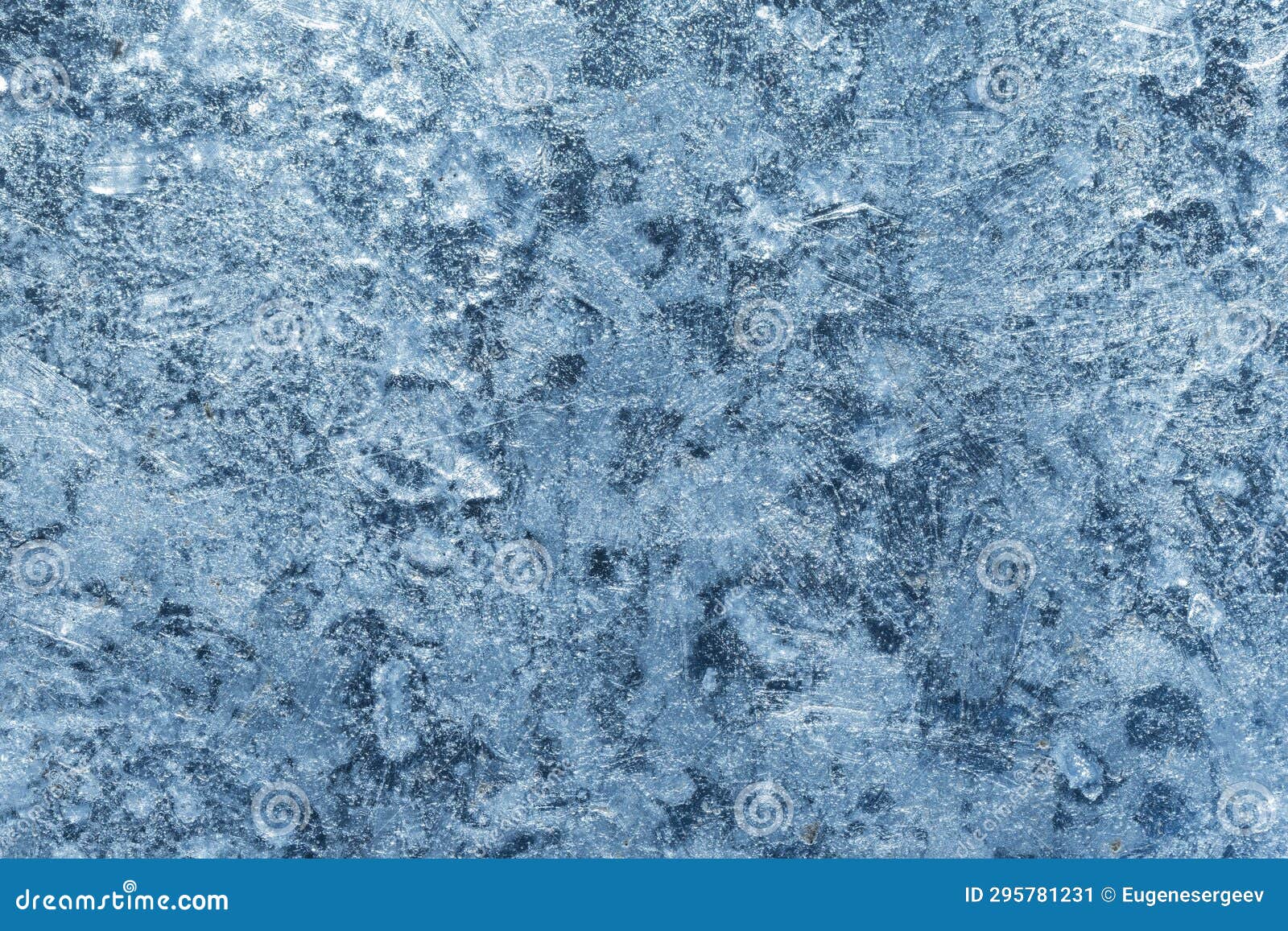 Shiny Blue Ice Wall Surface, Macro Pattern, Natural Background Stock ...