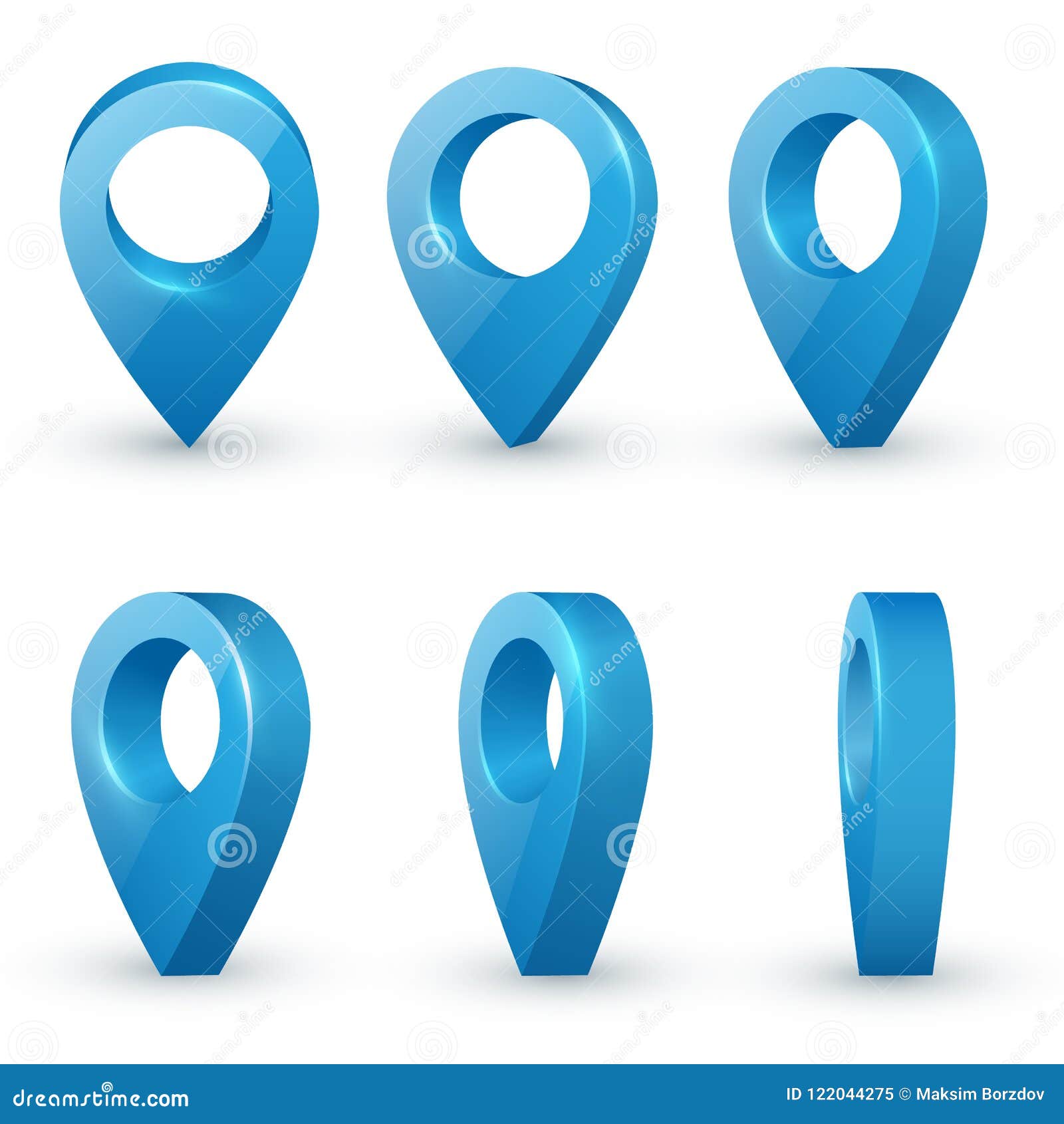 Map pointers vector set stock vector. Illustration of locator - 122044275