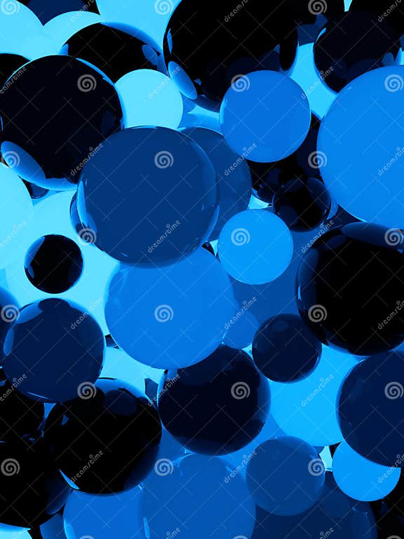 Shiny Blue Sphere Background Stock Illustration - Illustration of shine ...