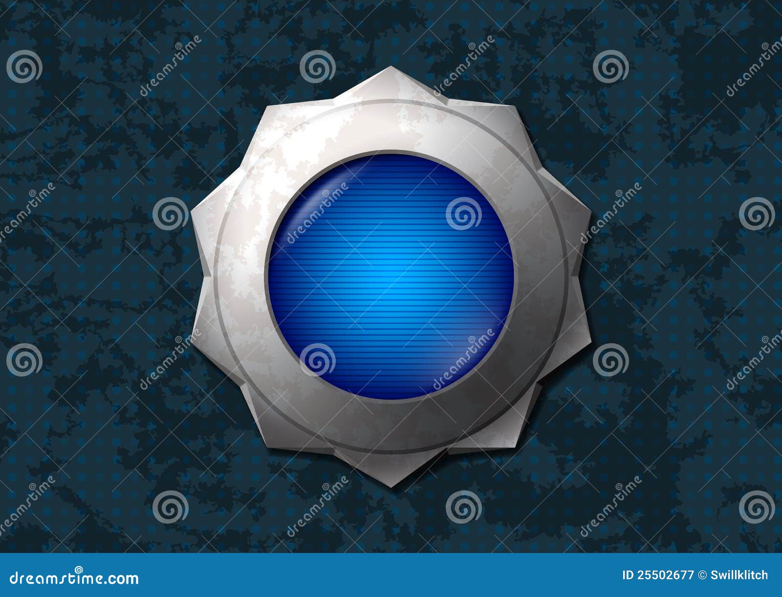 Shiny blue star button stock vector. Illustration of circle - 25502677