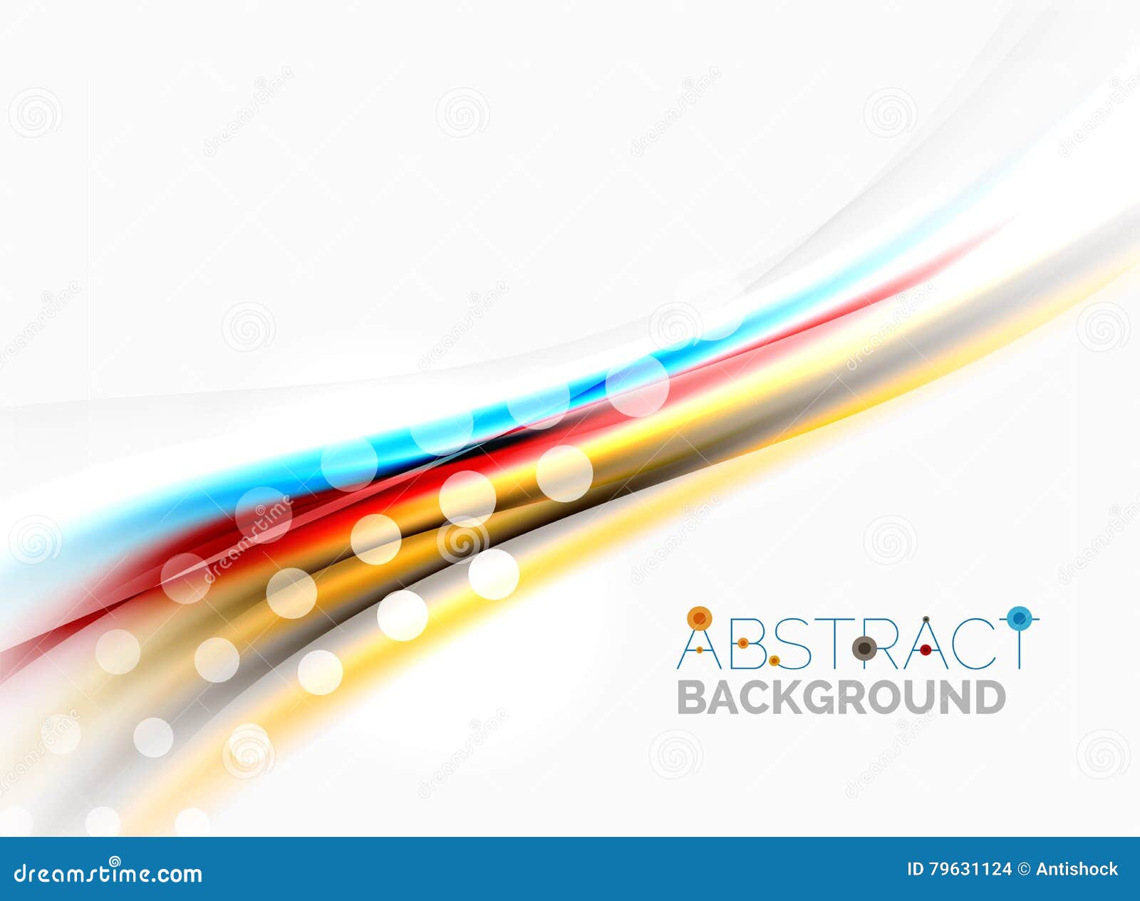 Shiny blurred line waves stock vector. Illustration of concept - 79631124