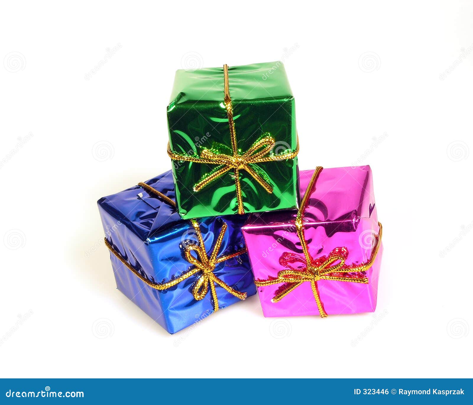 Shiny Boxes stock photo. Image of holiday, bows, presents - 323446