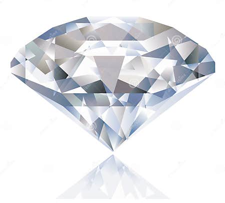 A Shiny bright diamond. stock vector. Illustration of glass - 18808265